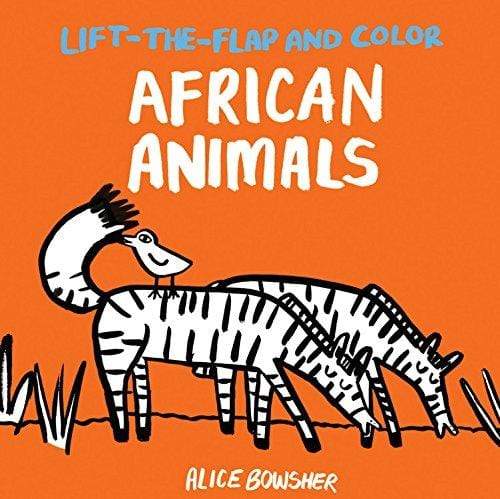 coloring book african animals