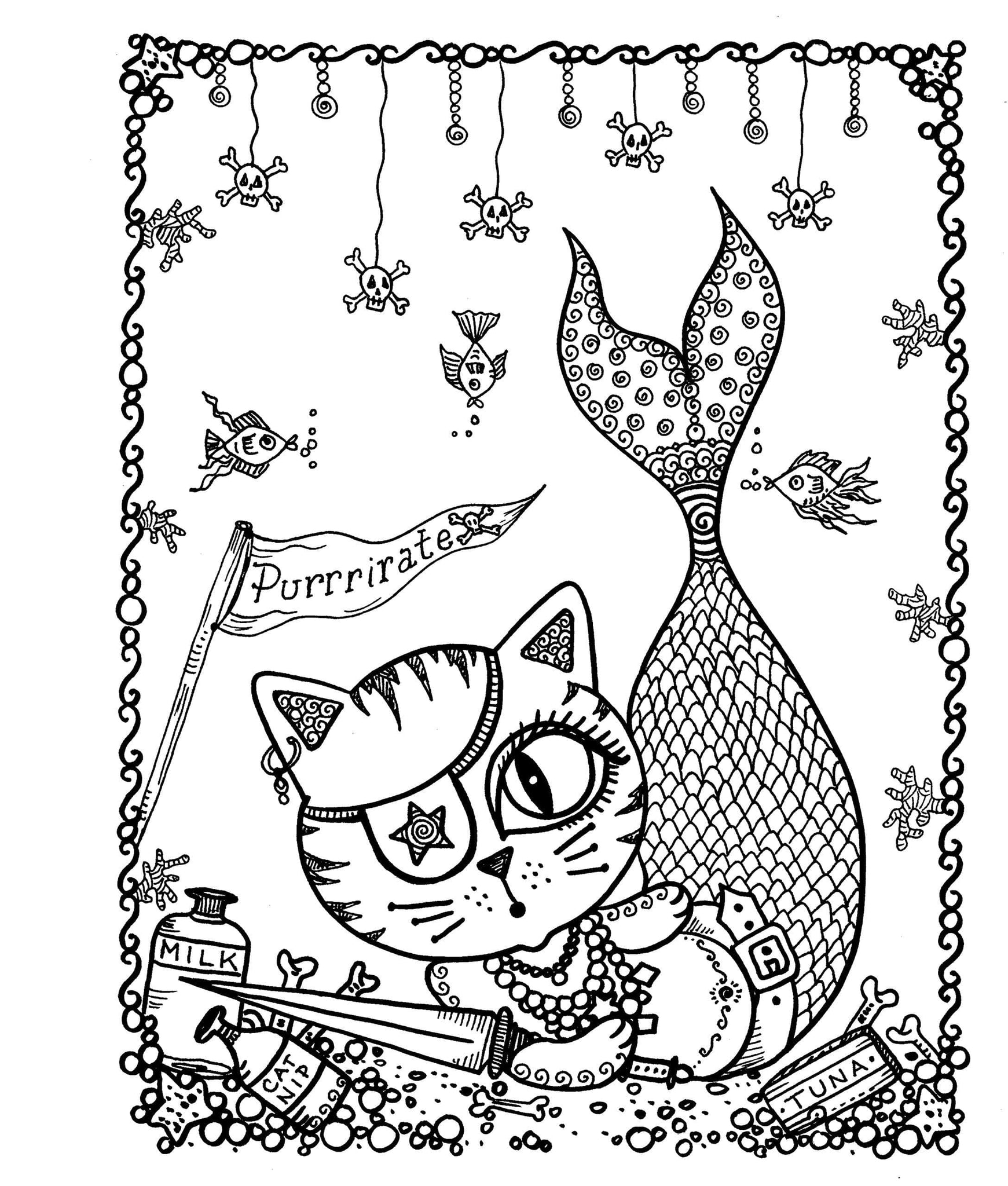 Zendoodle Coloring: Magical Mermaid Kitties – Marissa's Books & Gifts