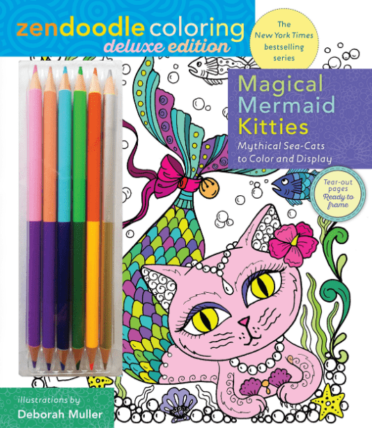 Zendoodle Coloring: Magical Mermaid Kitties – Marissa's Books & Gifts