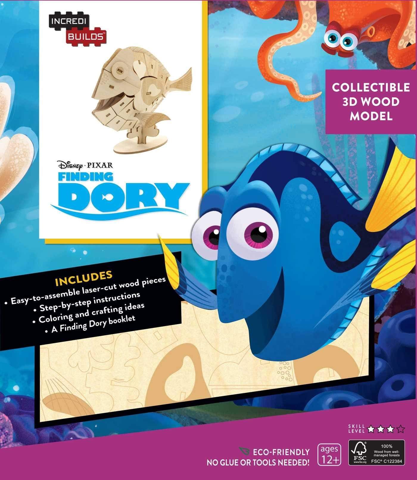 IncrediBuilds: Finding Dory 3D Wood Model – Marissa's Books & Gifts